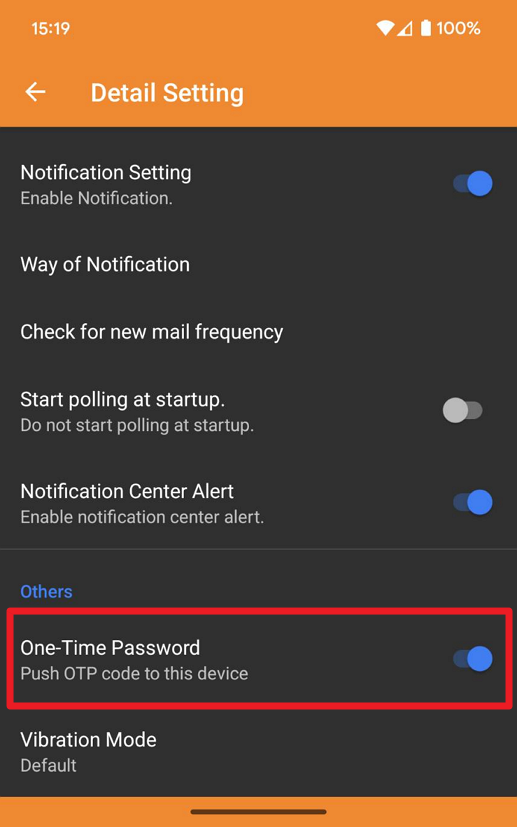 Mail2000 OTP User Guide