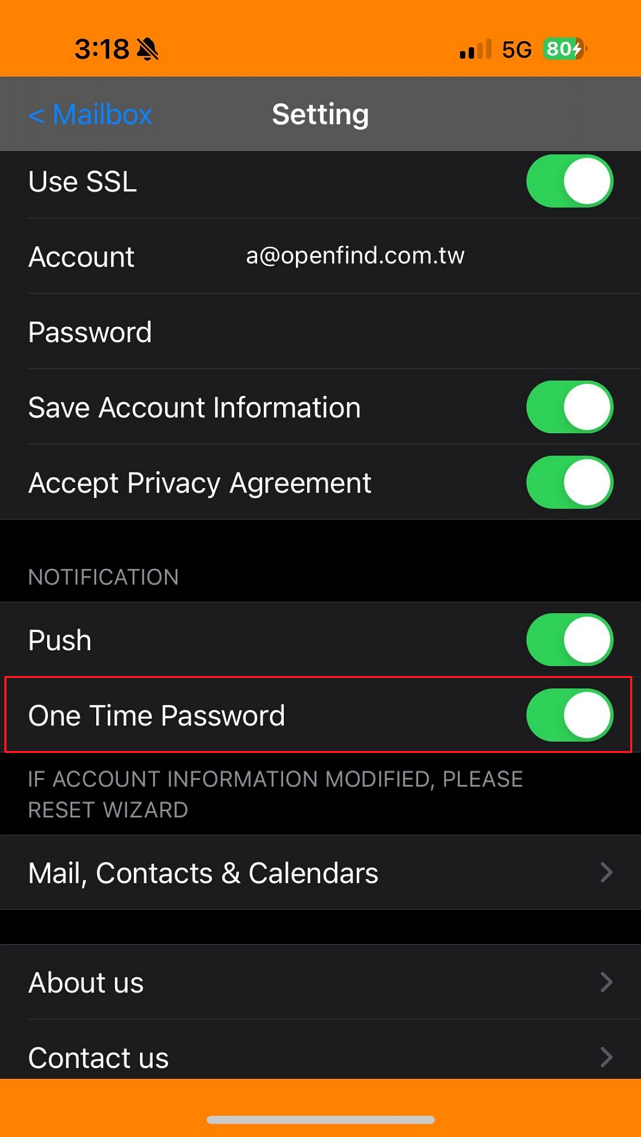 Mail2000 OTP User Guide